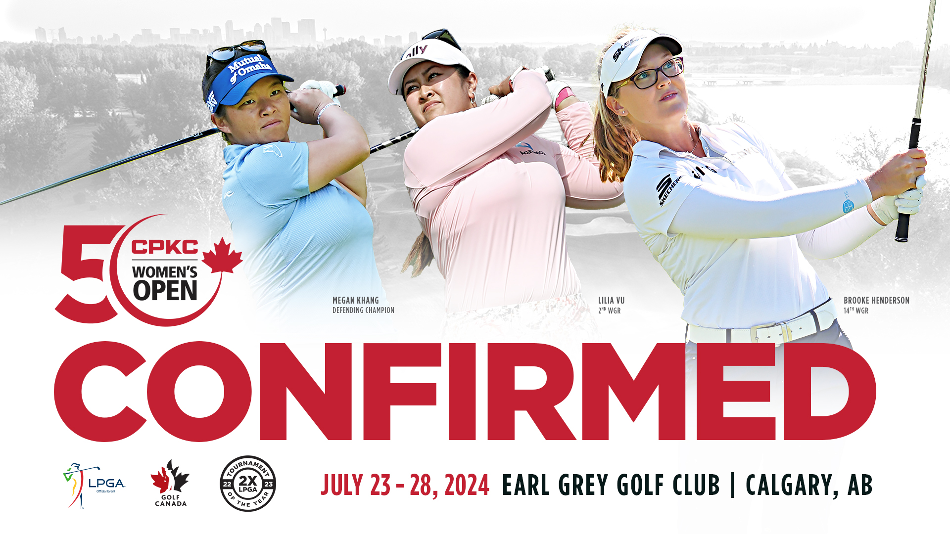 Star studded field set to compete in the Historic 50th playing of the CPKC Women's Open